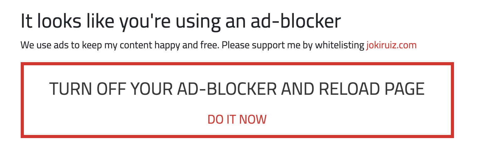 How To Add An Adblock Detector To Your Vuejs Website Easily